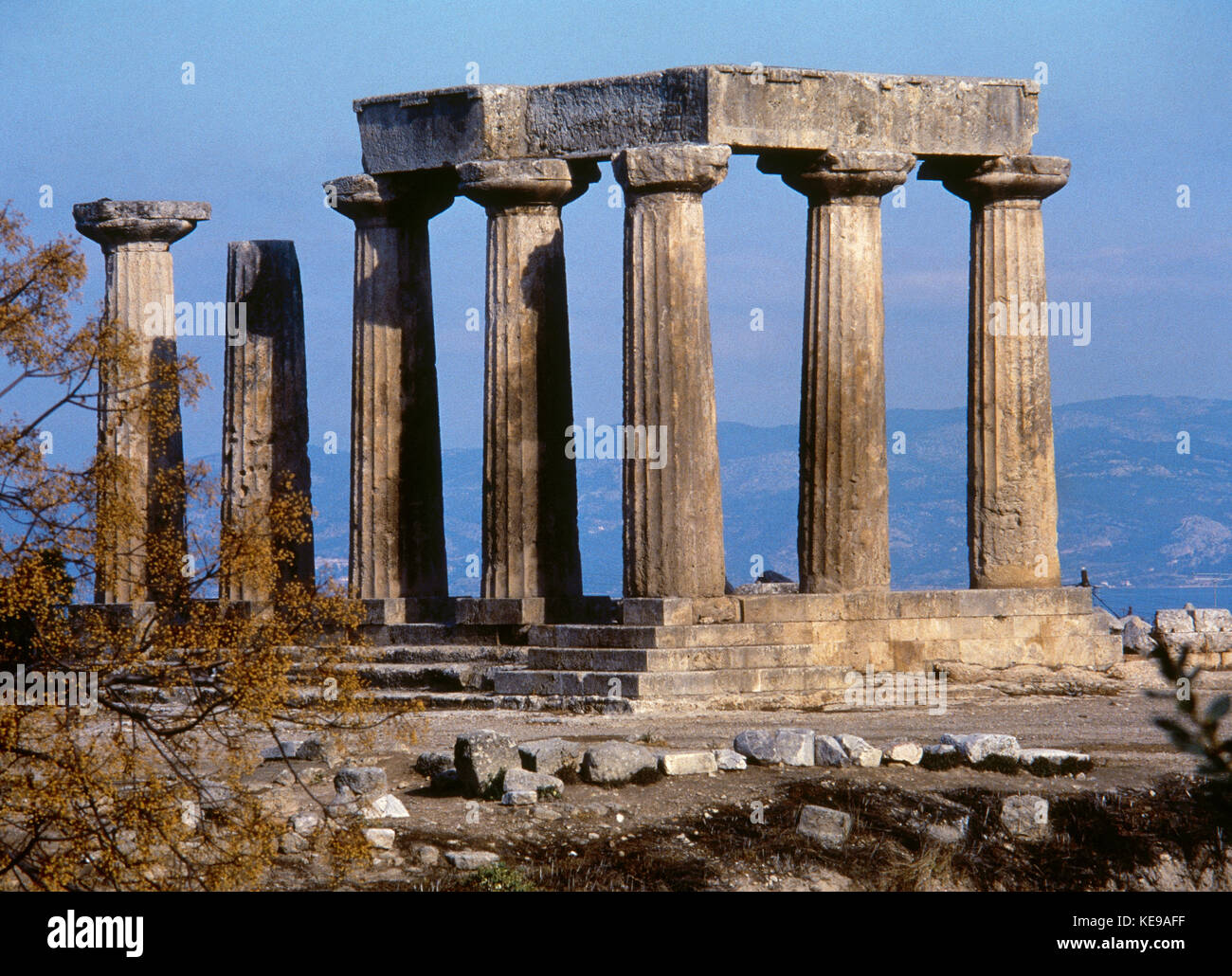 The Temple of Apollo Stock Photo - Alamy