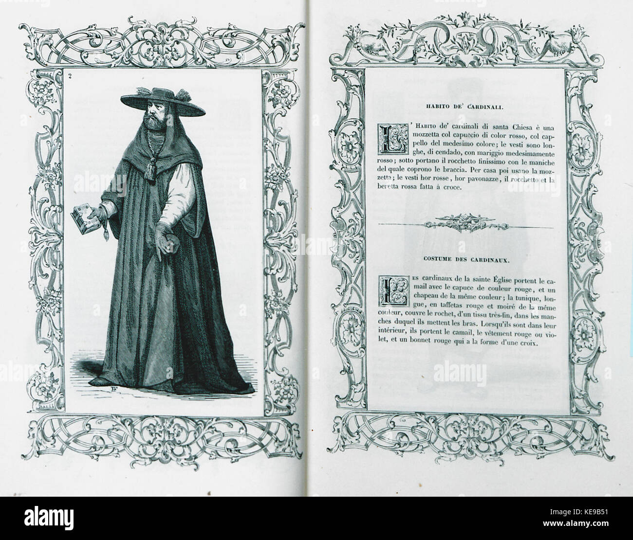 An 1860 illustration by Cesare Vecellio depicting the habits of ...