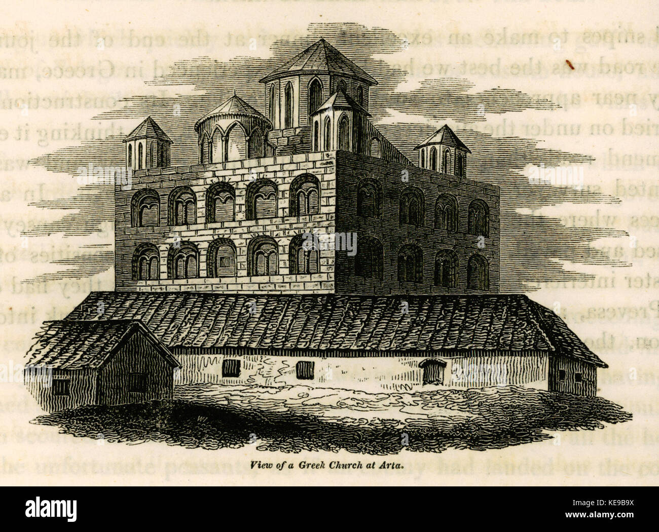 Plan of a Greek Church at Arta Hughes Thomas Smart 1820 Stock Photo - Alamy