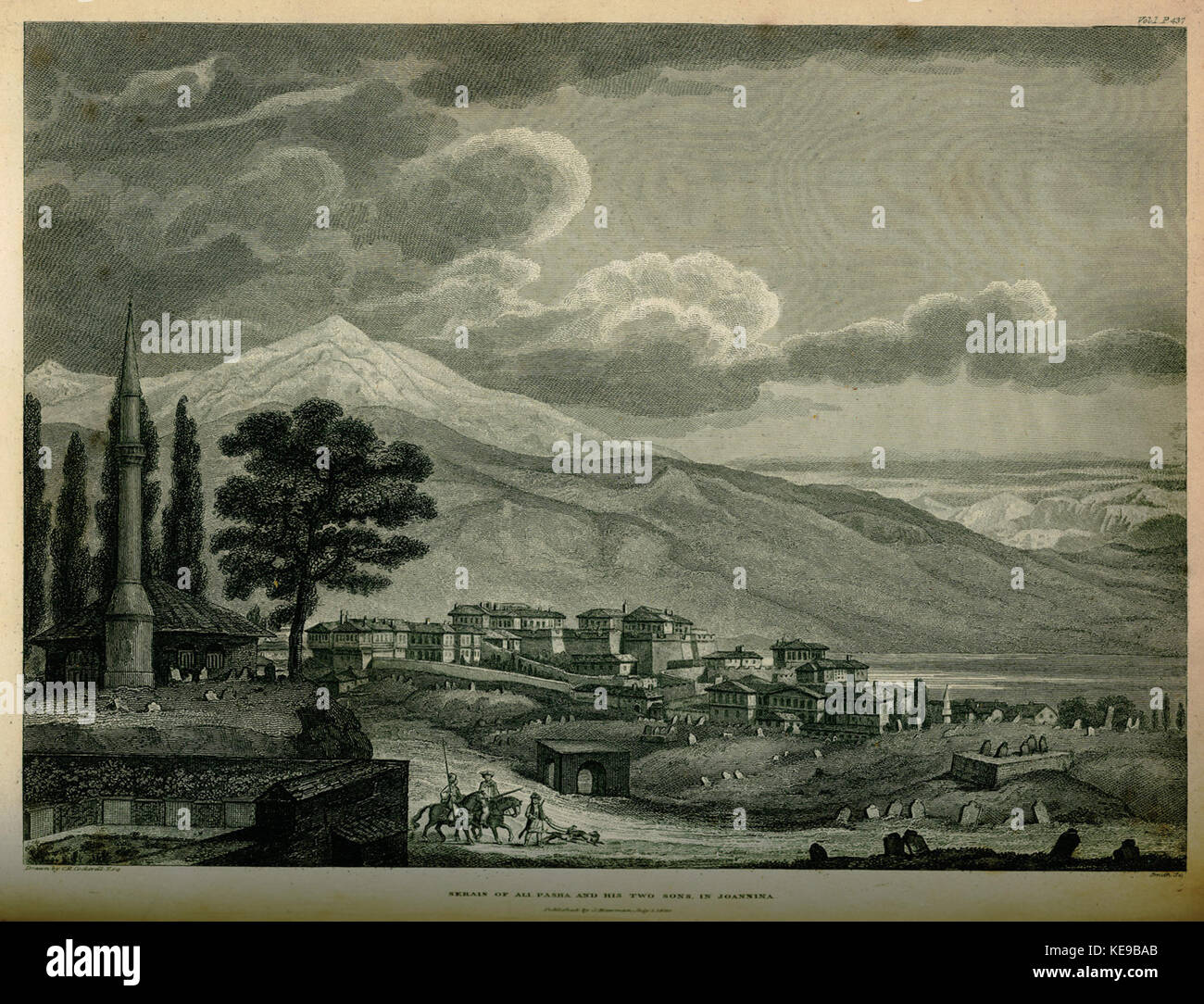 Serais of Ali Pasha and his two sons in Joannina Hughes Thomas Smart ...