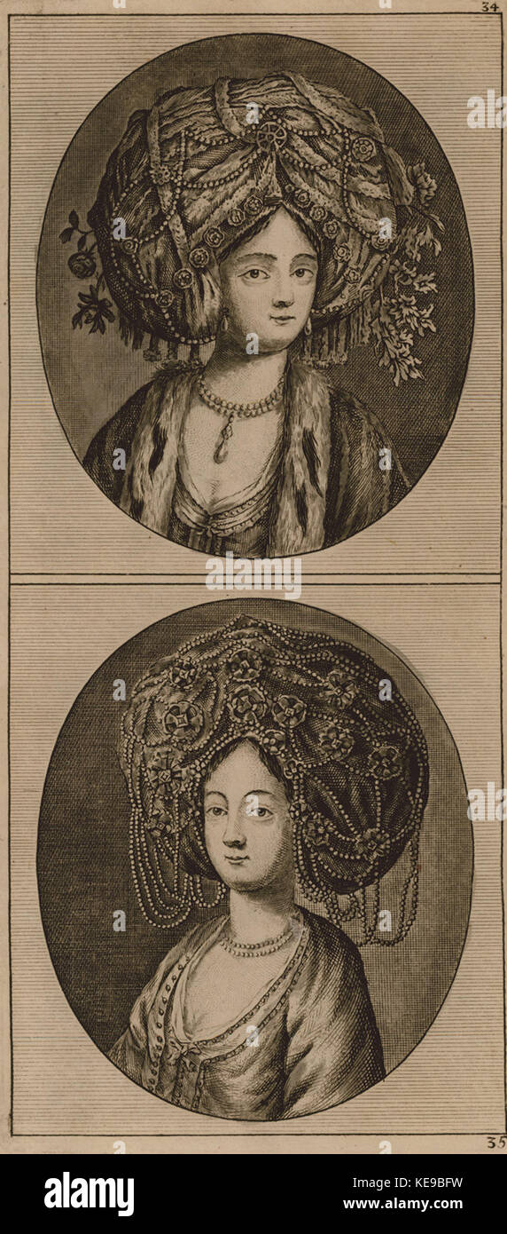 Women of the Palace in Istanbul (2) Bruyn Cornelis De 1714 Stock Photo ...