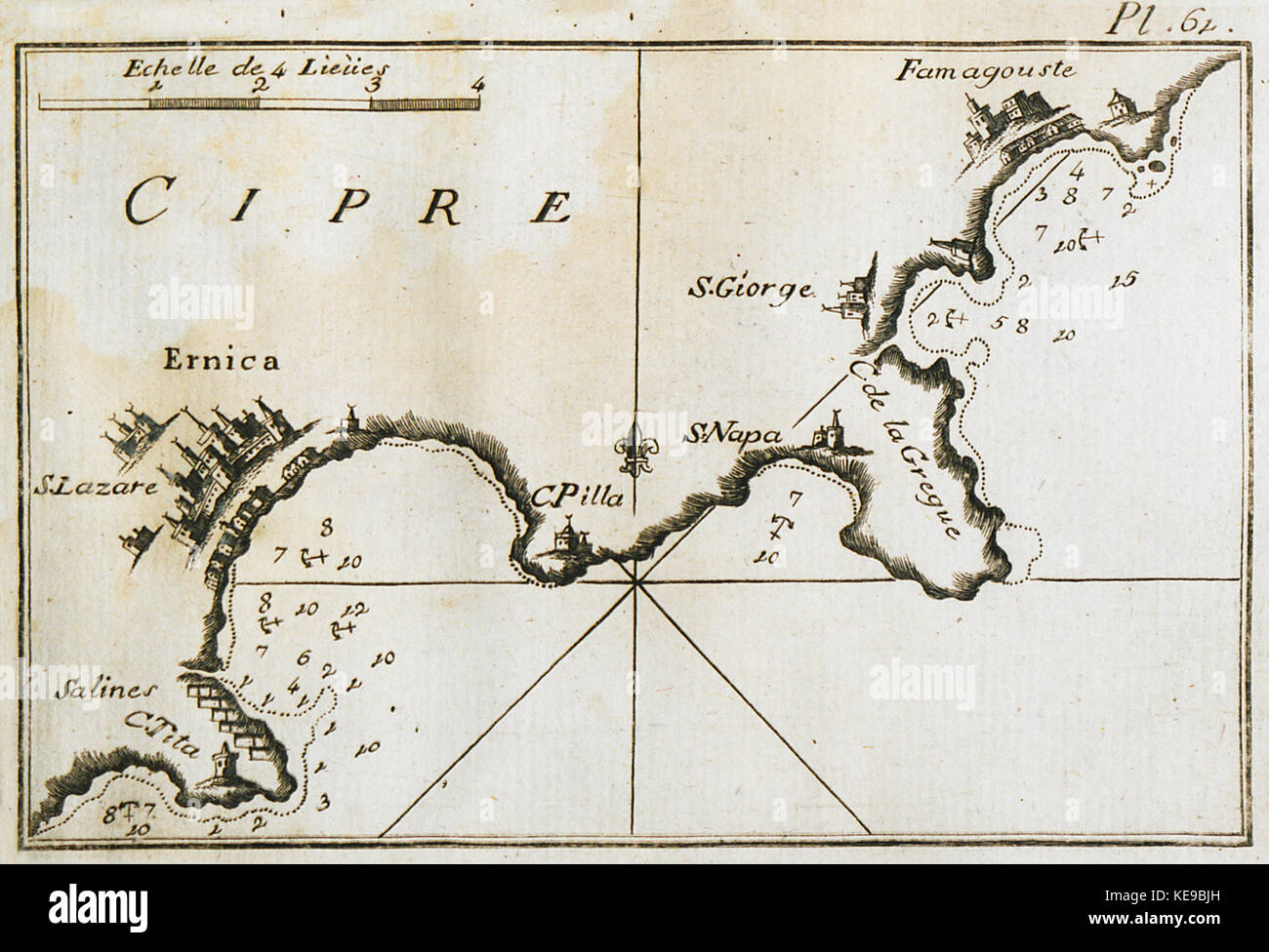 Map of larnaca hi-res stock photography and images - Alamy