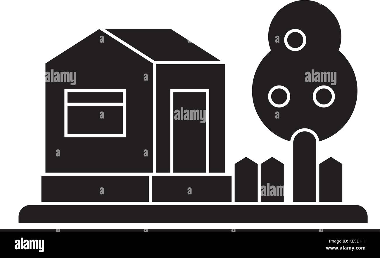 townhouse icon, vector illustration, sign on isolated background Stock ...