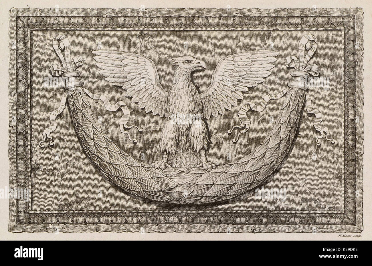 Relief from Pula Stuart James & Revett Nicholas 1816 Stock Photo - Alamy