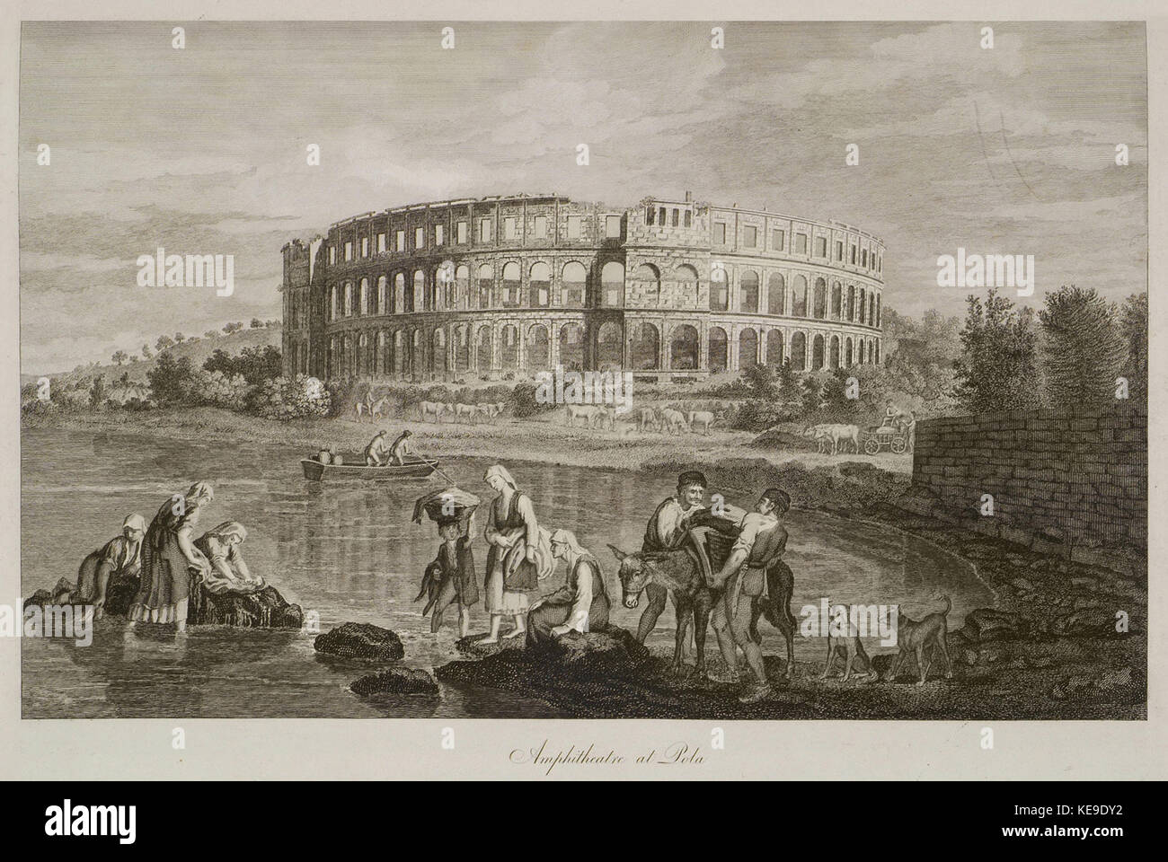 A view of the Western Side of the Amphitheatre Stuart James & Revett ...