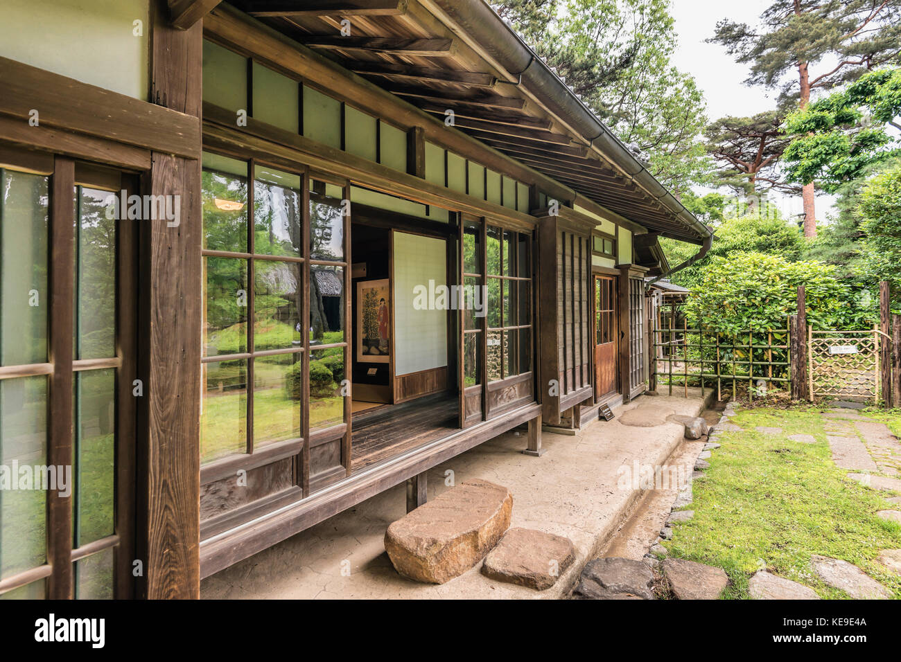 Backyard at the House of Korekiyo Takahashi at Edo Tokyo Open Air ...