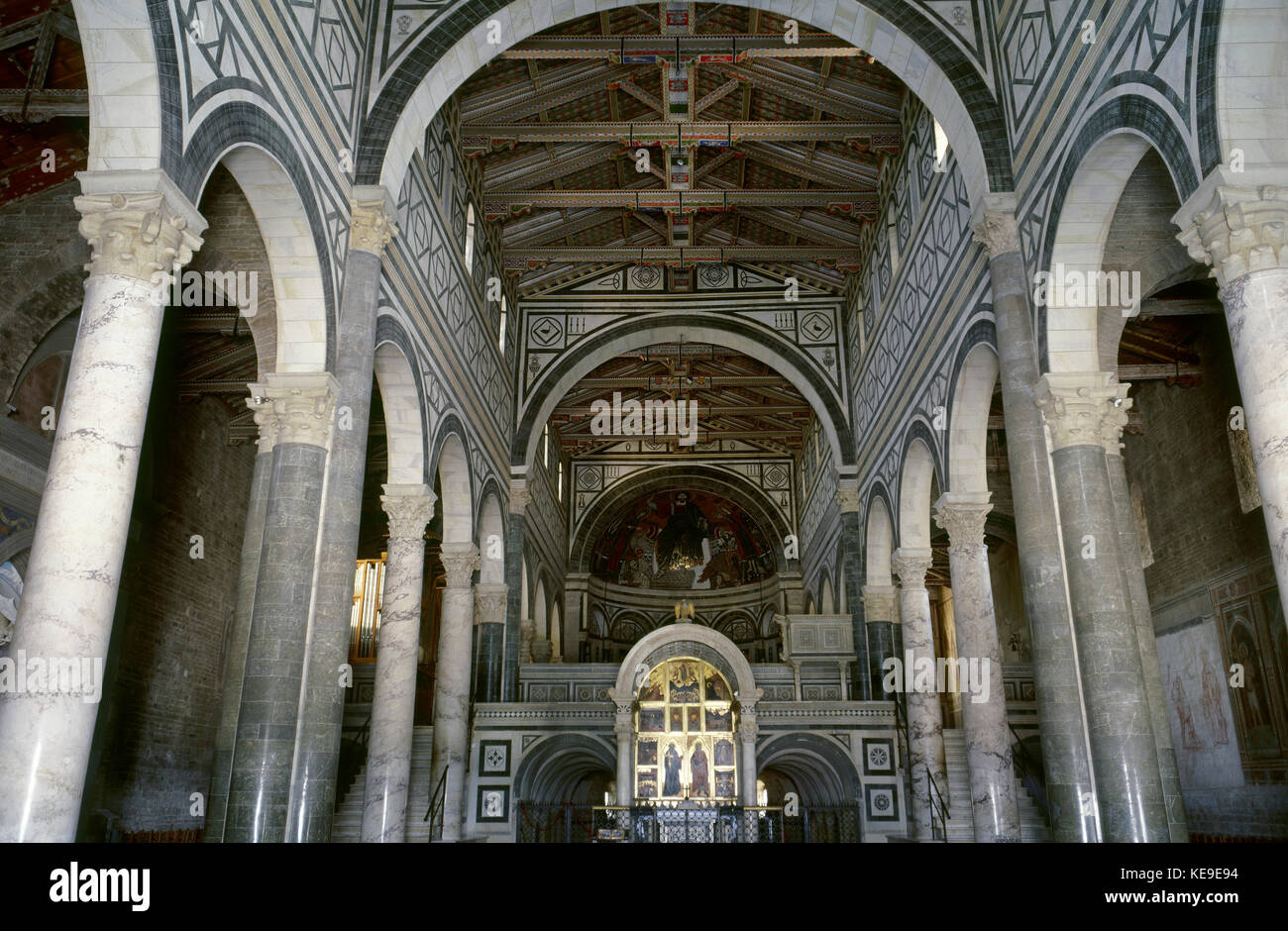 Abbey of San Miniato al Monte (St Stock Photo - Alamy
