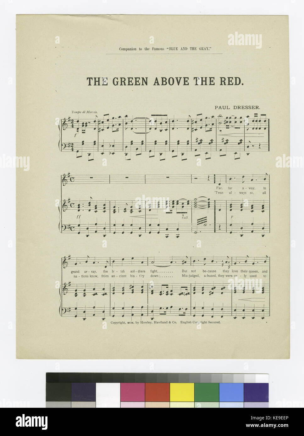 The green above the red (NYPL Hades 609334 1823412 Stock Photo - Alamy