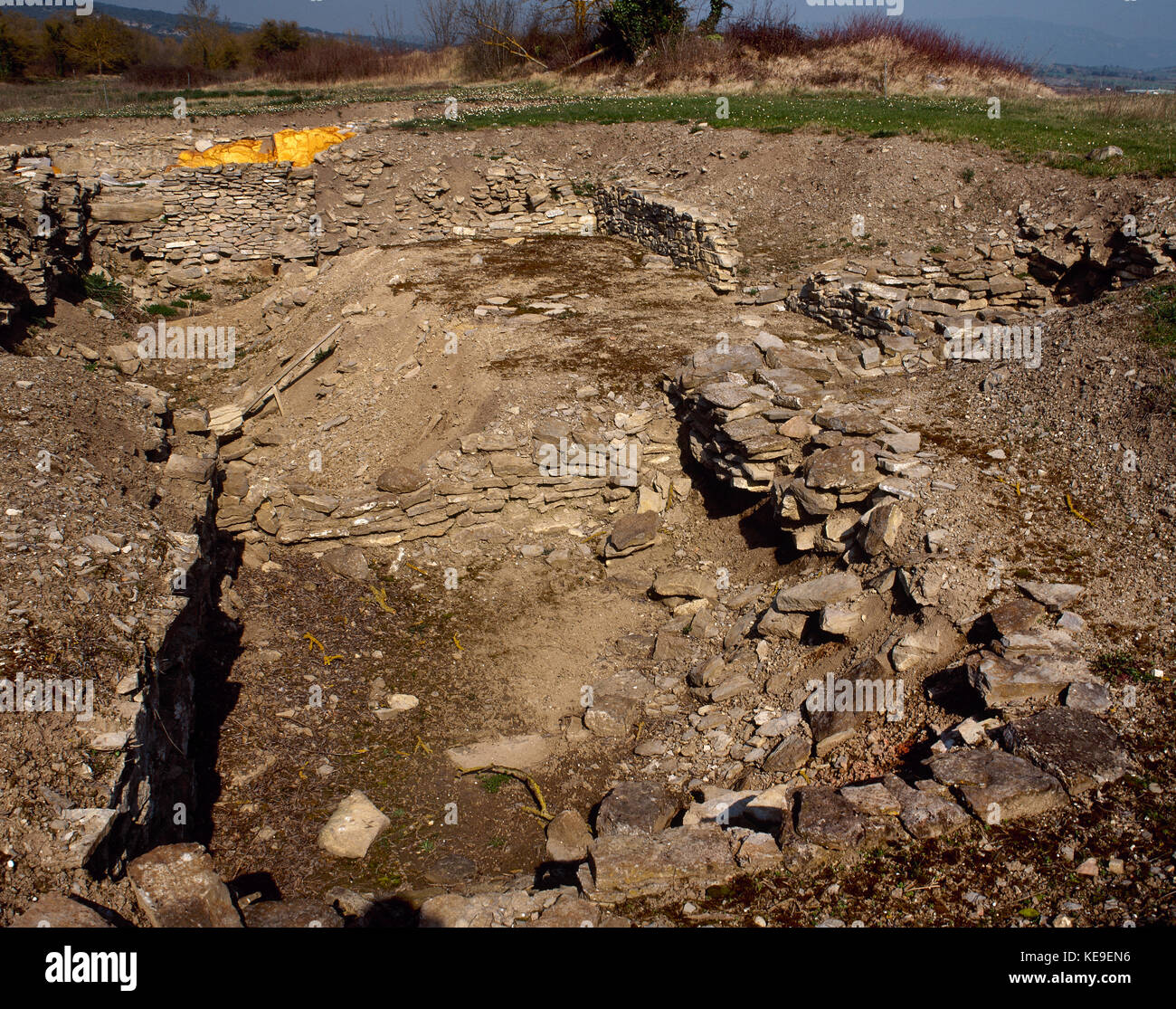 Oppidum of Iruña Stock Photo - Alamy