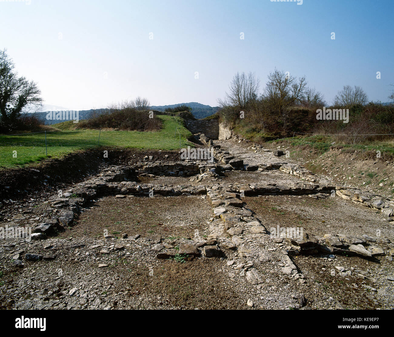Oppidum of Iruña Stock Photo - Alamy