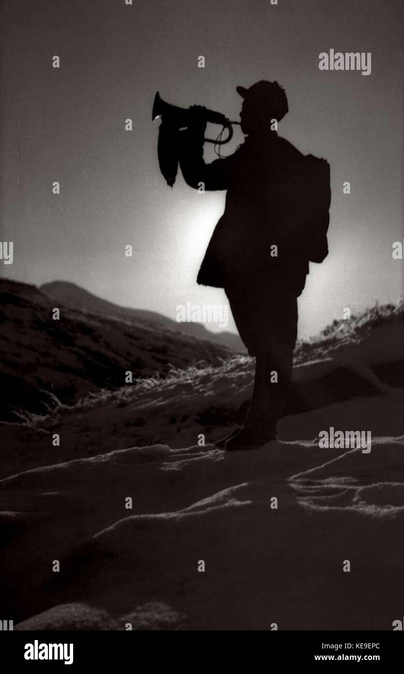 Eighth Route Army bugler Stock Photo - Alamy