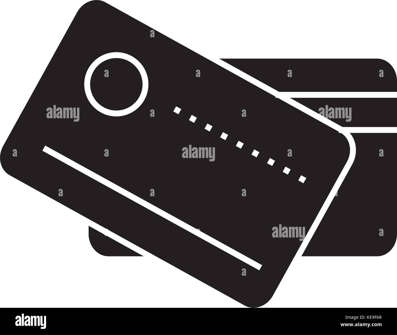 cards payment icon, vector illustration, sign on isolated background ...