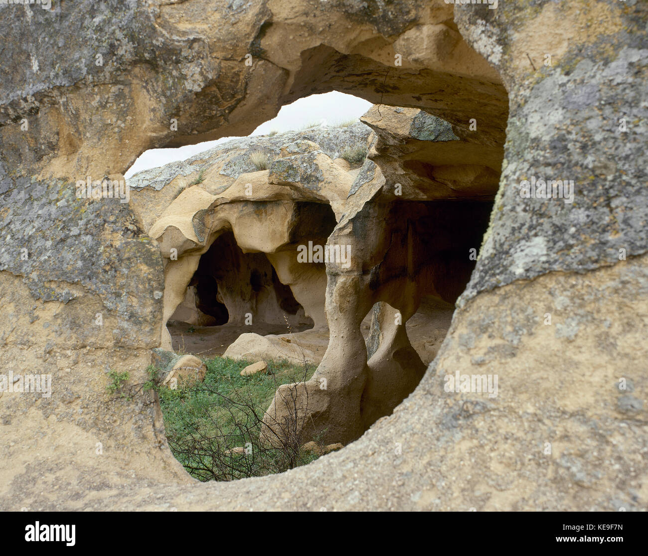 Acik Saray (Open Palace Ancient Underground City Stock Photo - Alamy