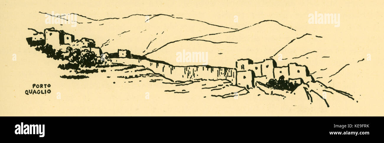 Porto Quaglio Perilla Francesco 1929 Stock Photo - Alamy