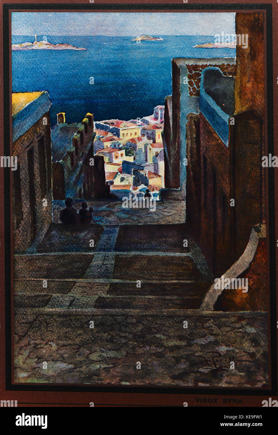 This artwork, 'Vieux Syra Perilla,' created by Francesco in 1935 ...