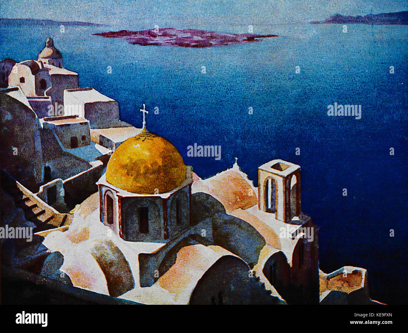 Phira et le volcan Perilla Francesco 1935 Stock Photo - Alamy