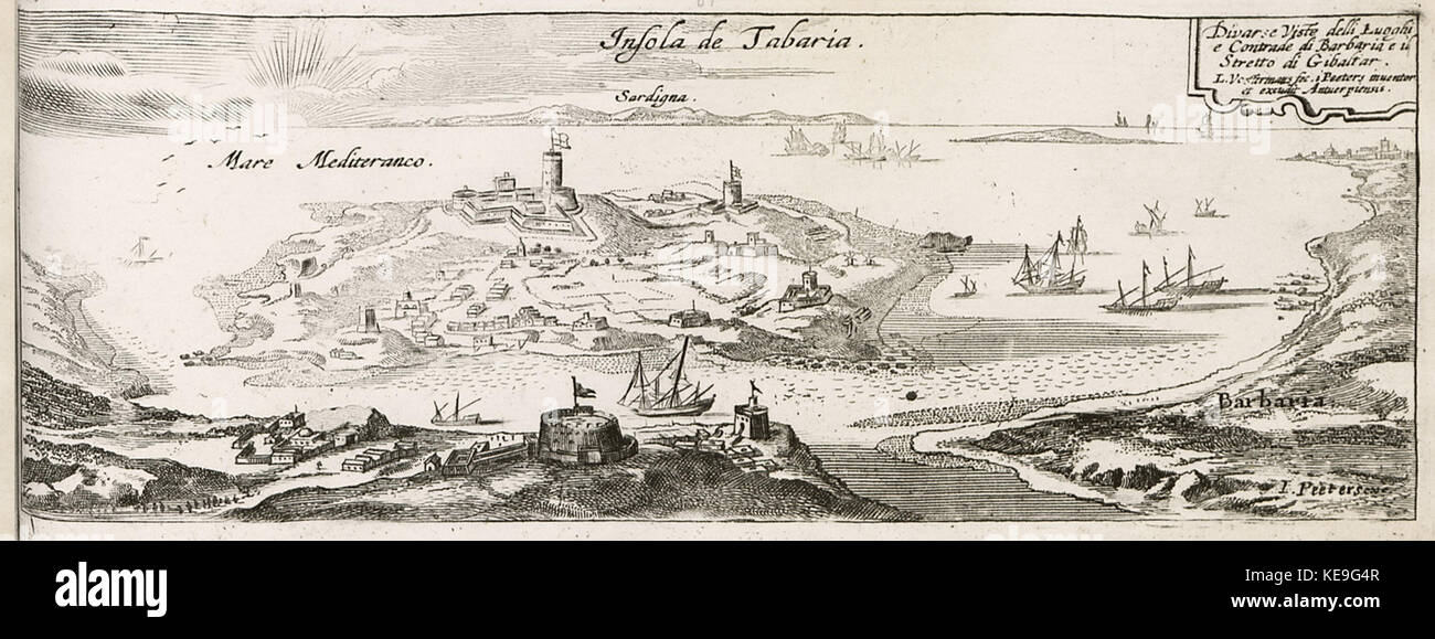 Insola de Tabaria Peeters Jacob 1686 Stock Photo - Alamy