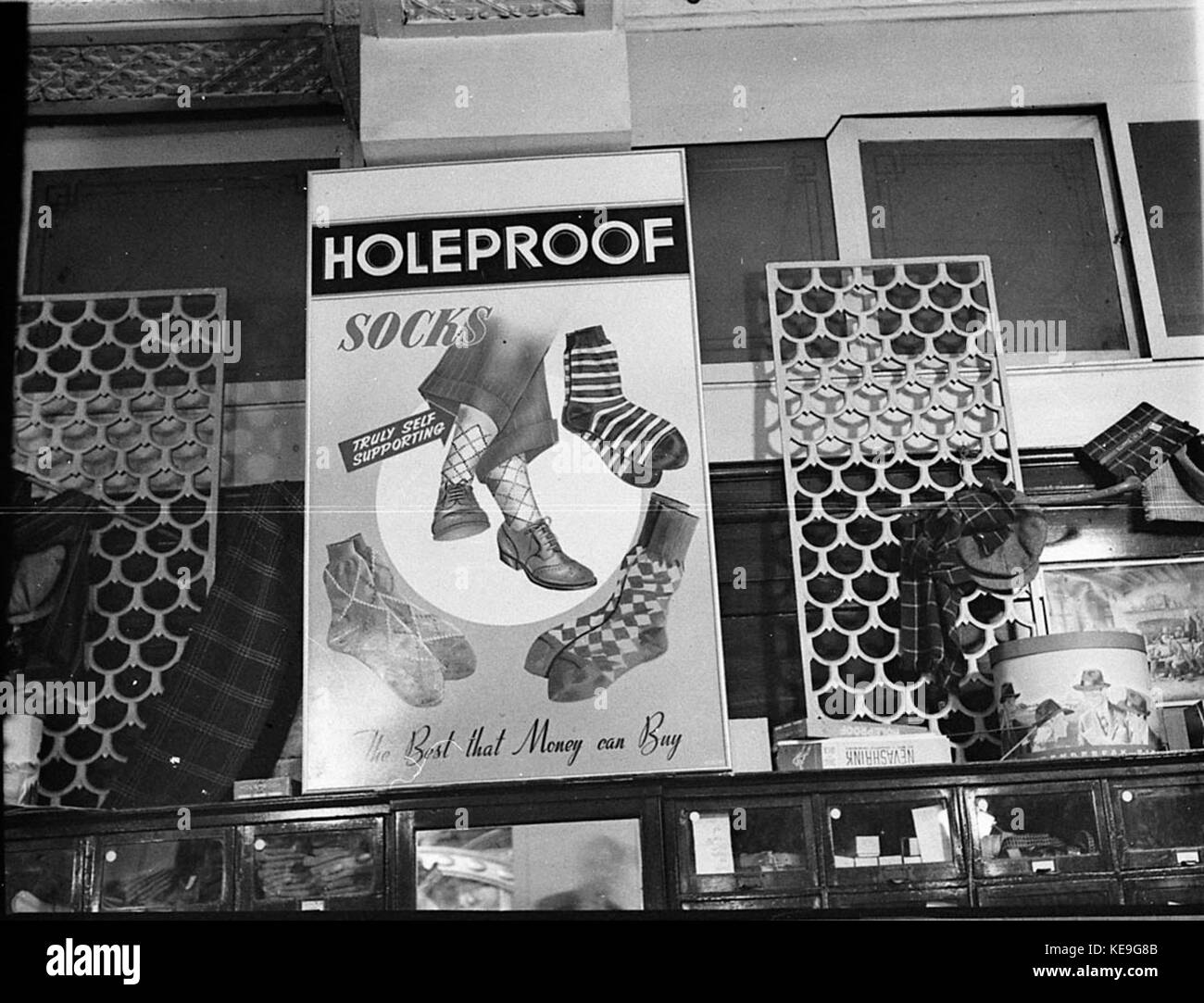 37031 Holeproof displays Stock Photo - Alamy