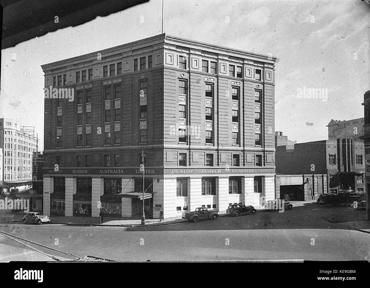 37070 Dunlop Rubber Co building Stock Photo - Alamy