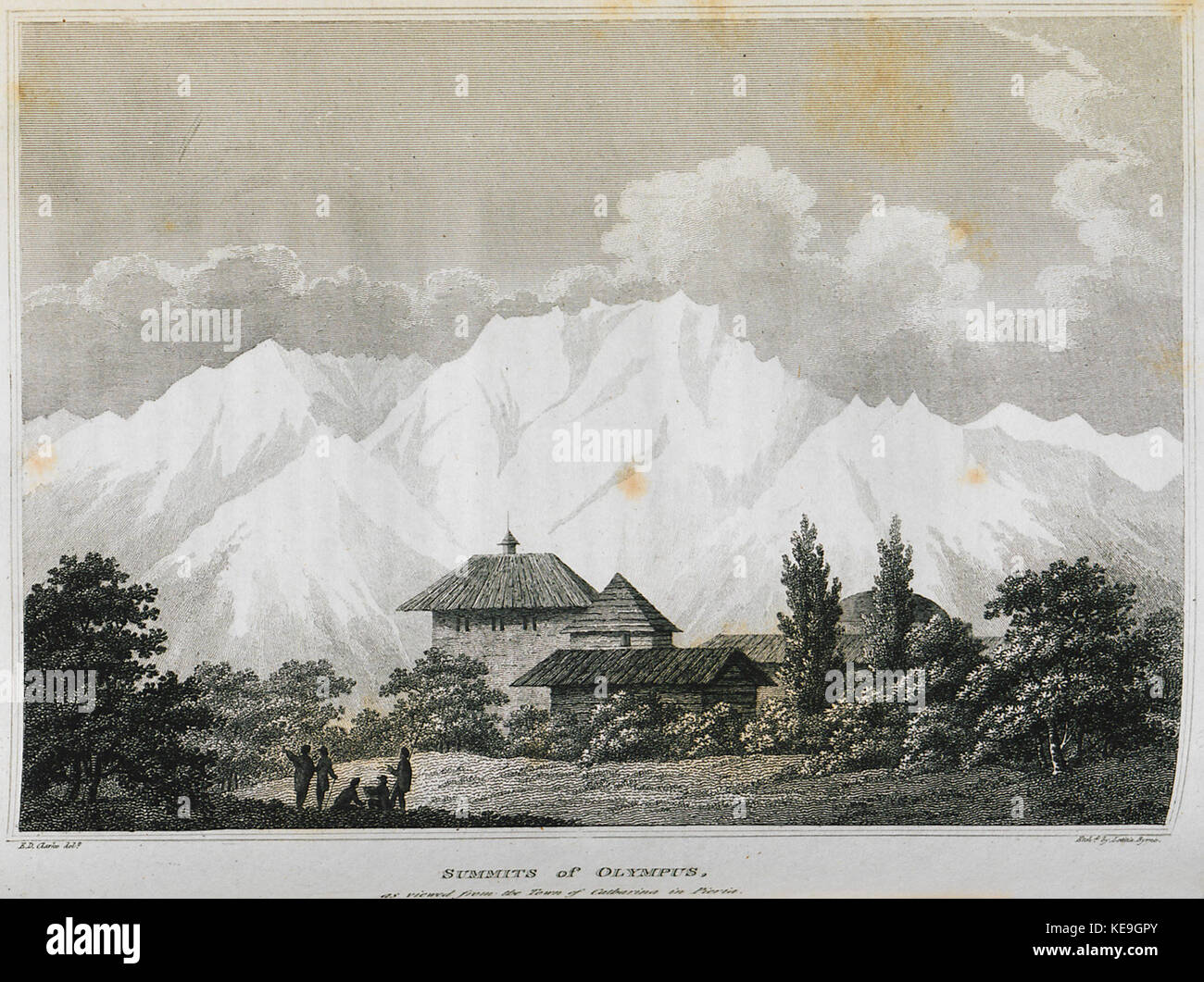 Summits of Olympus Clarke Edward Daniel 1816 Stock Photo - Alamy