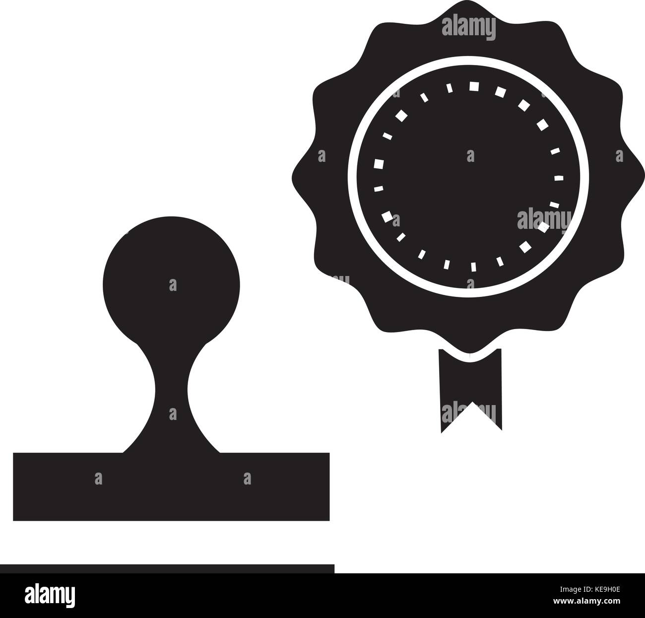 stamps icon, vector illustration, sign on isolated background Stock ...