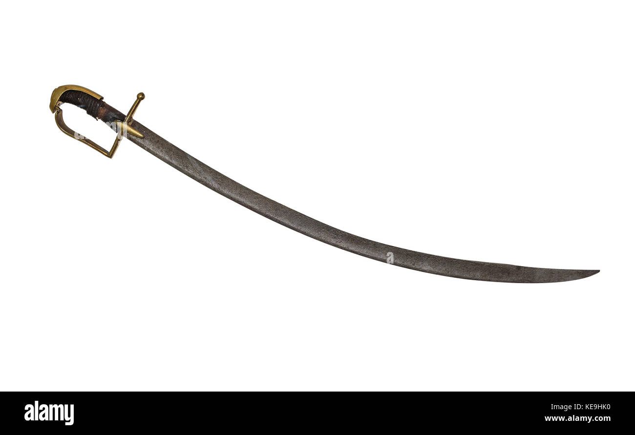 Sword isolated on white background Stock Photo - Alamy