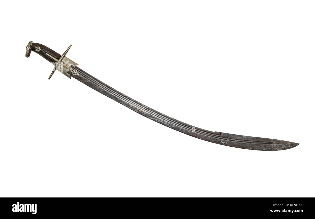 Sword isolated on white background Stock Photo - Alamy