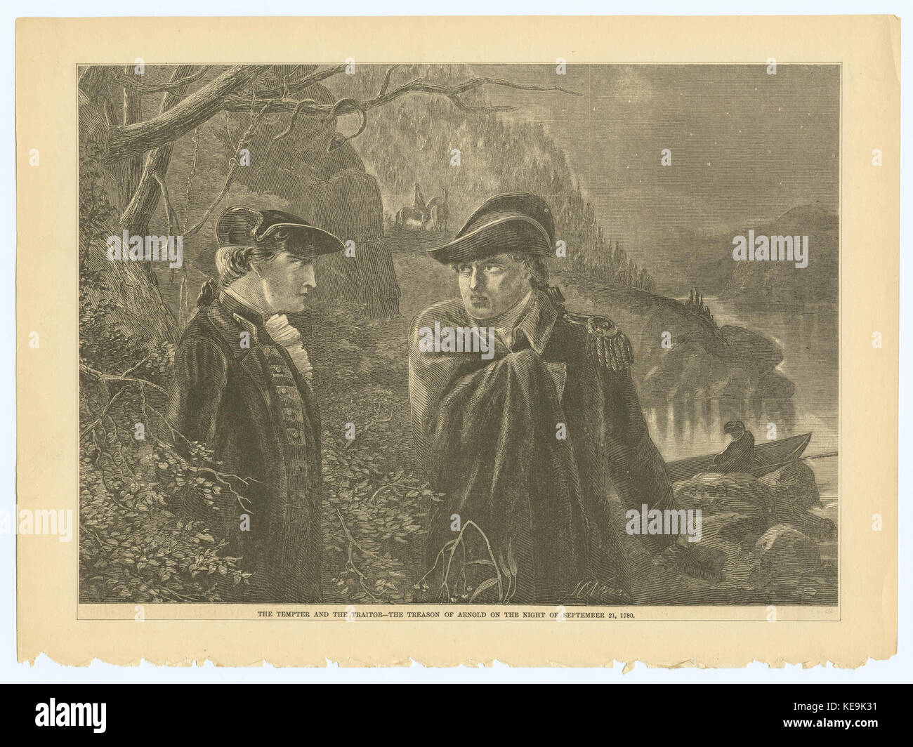 The tempter and the traitor The treason of Arnold on the night of ...