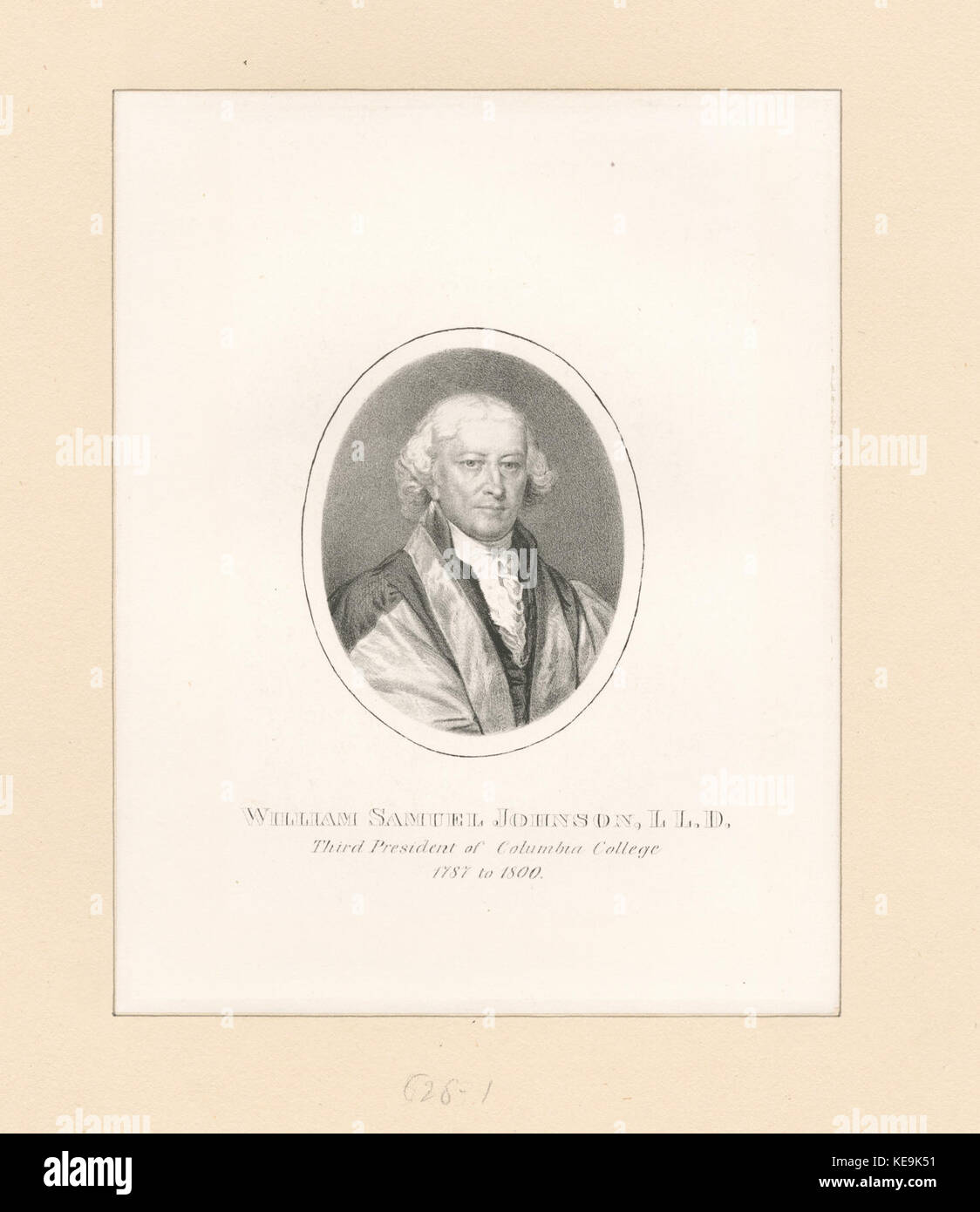 William Samuel Johnson, L.L.D. Third President of Columbia College ...