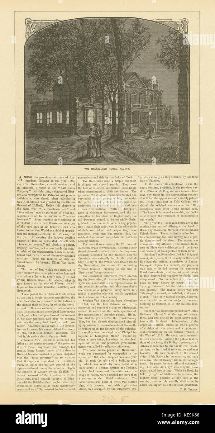 Van rensselaer house hi-res stock photography and images - Alamy
