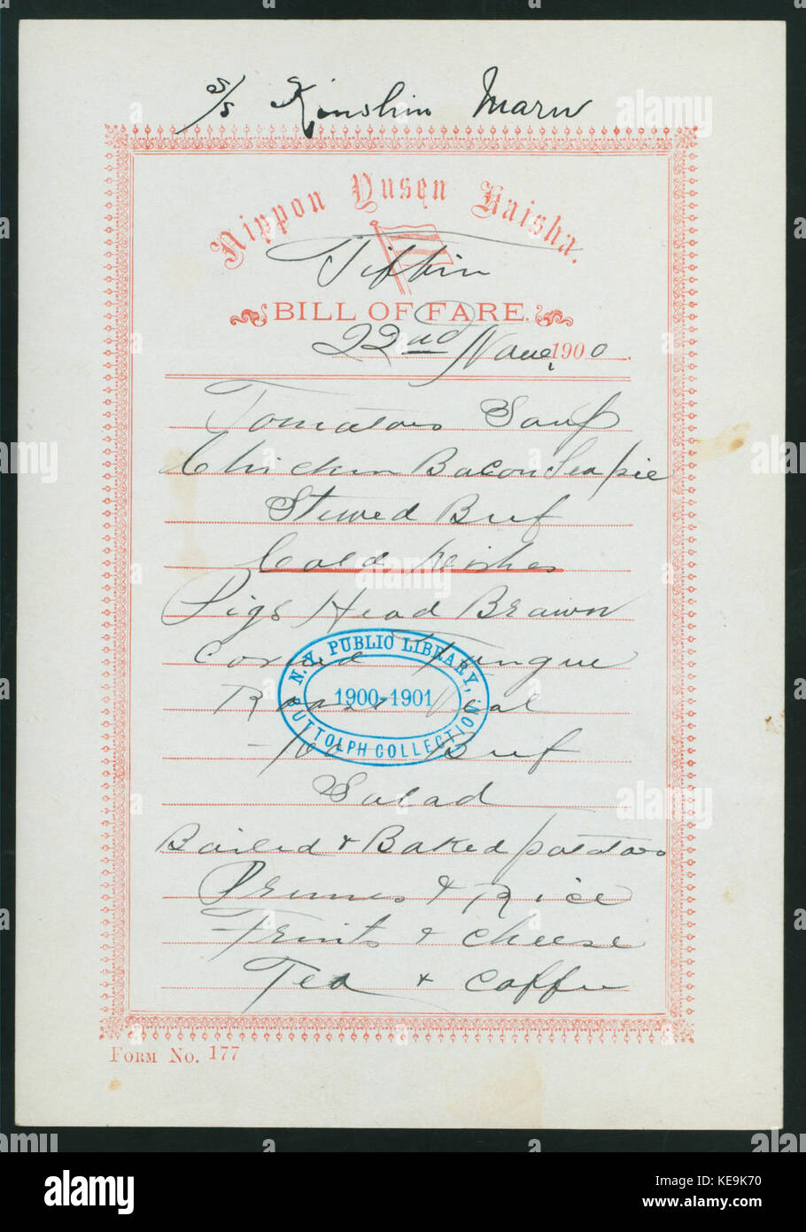 This reference pertains to a ship, the SS Kinshin Maru, operated by ...