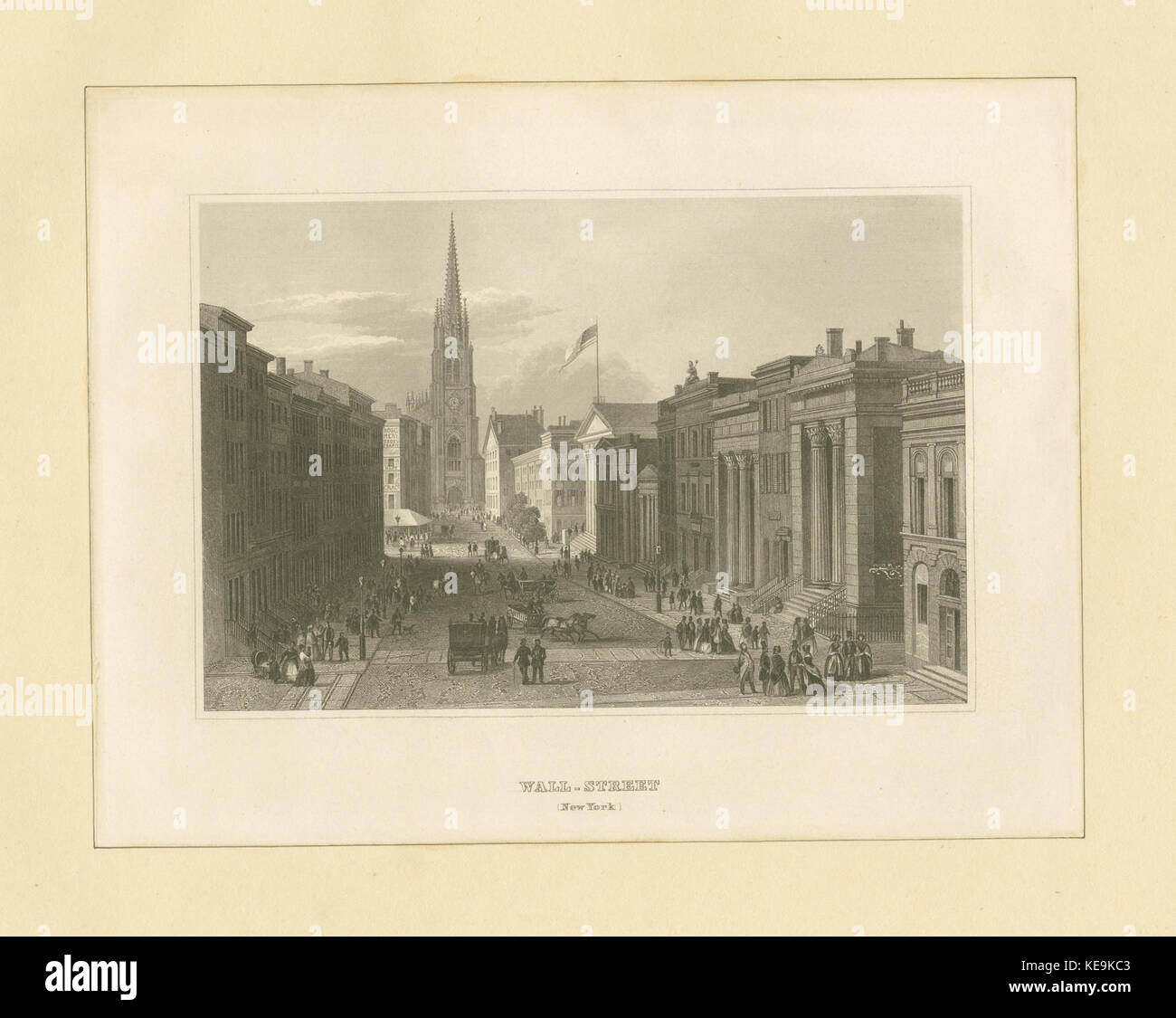 Wall Street (New York) (NYPL b13476048 421010 Stock Photo - Alamy