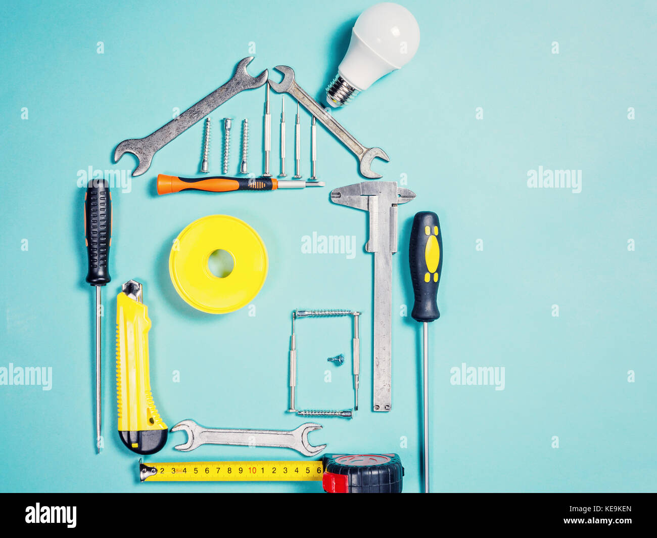 Group of tools hi-res stock photography and images - Alamy