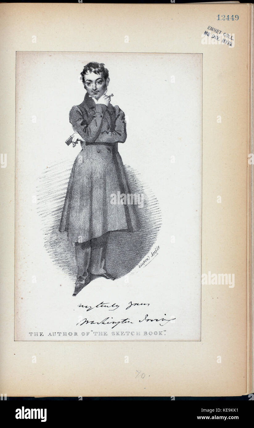 A reference to Washington Irving, the American writer best known for ...