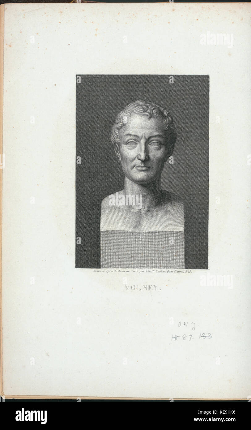Volney (NYPL Hades 255960 430979 Stock Photo - Alamy
