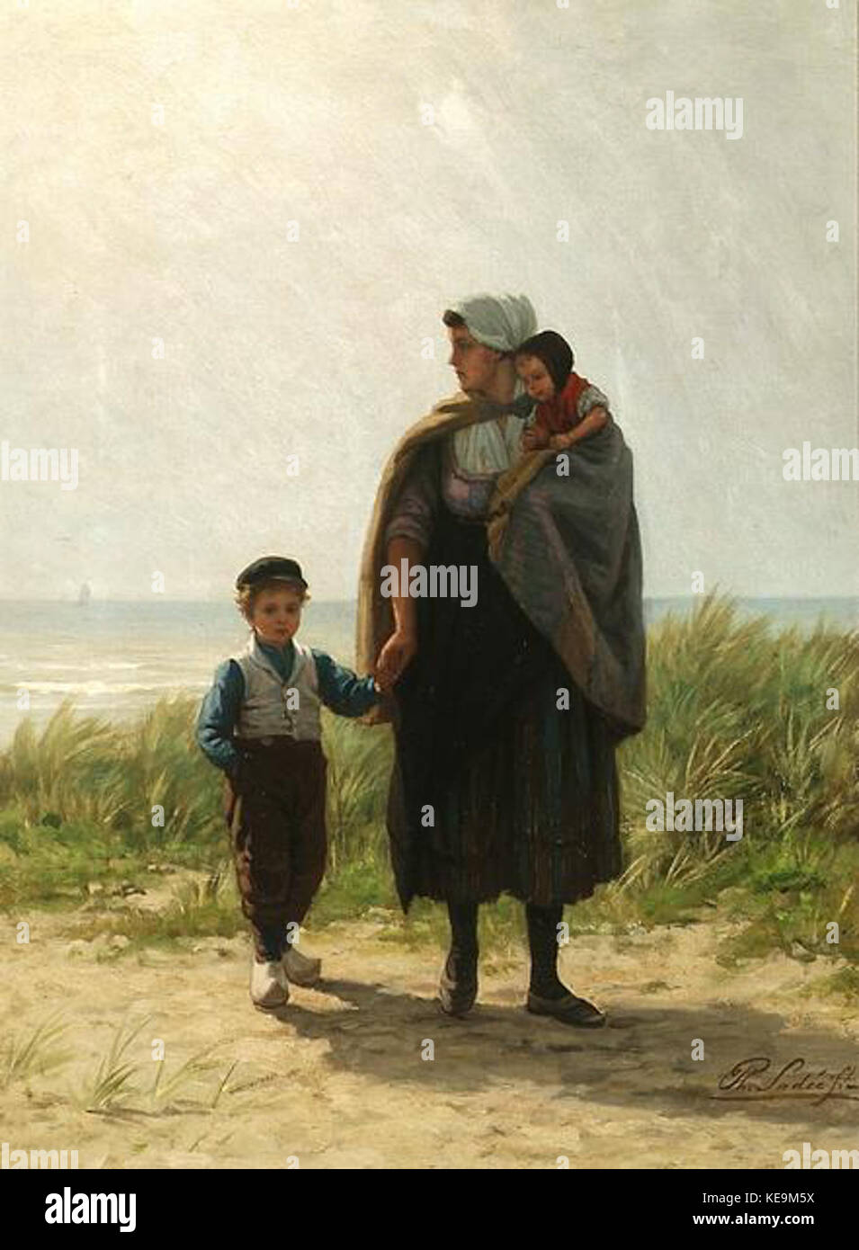 Sadee Dutch peasants Stock Photo - Alamy