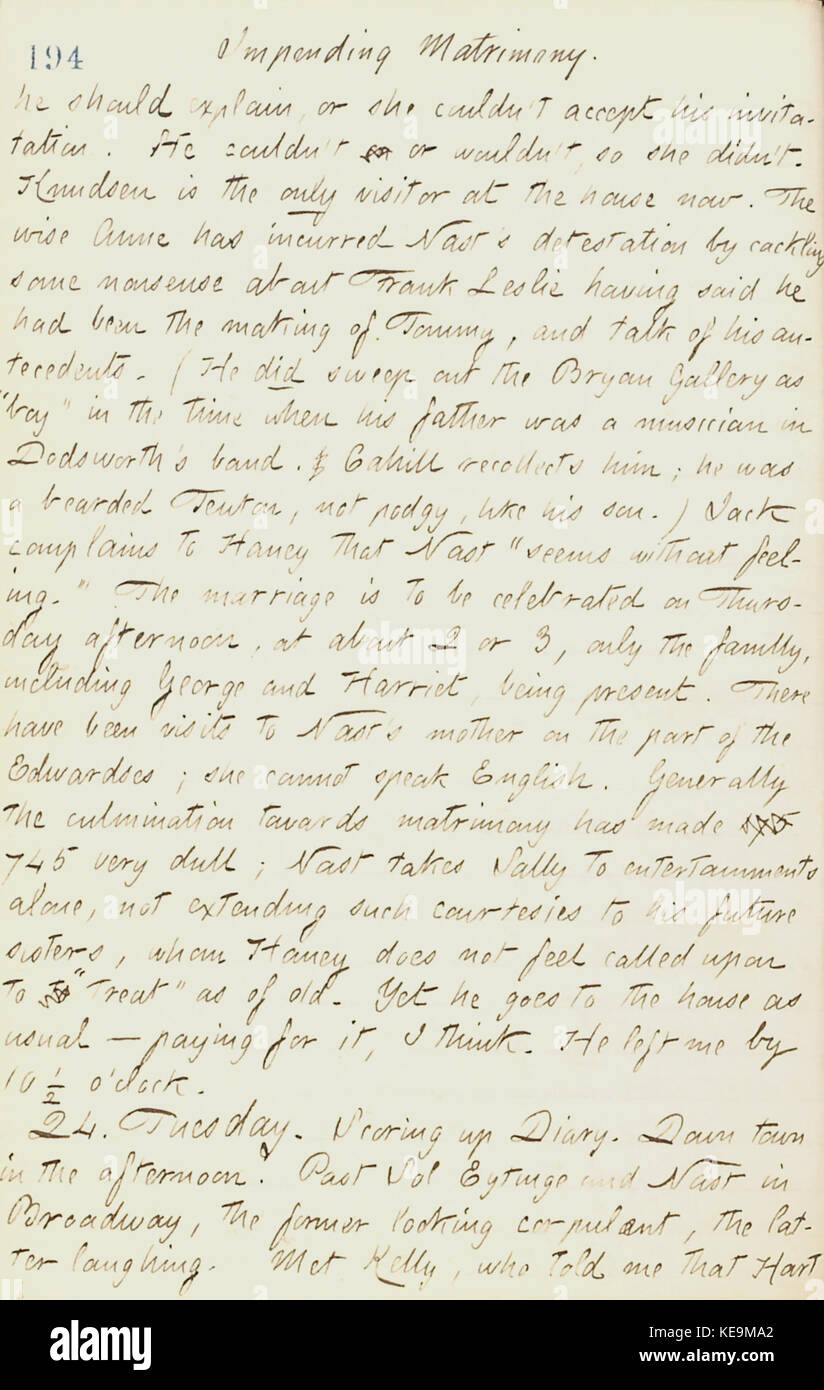 Thomas Butler Gunn Diaries Volume 17, page 207, September 23, 1861 ...