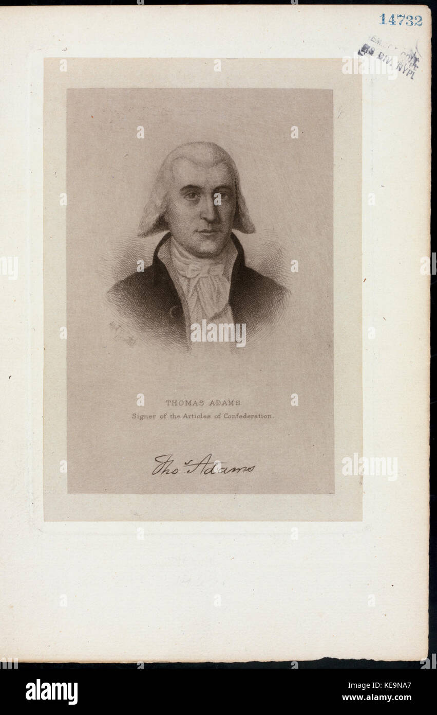 Thomas adams hi-res stock photography and images - Alamy