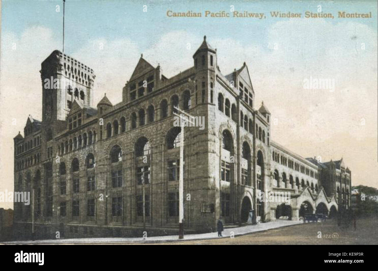 Windsor Station postcard Stock Photo - Alamy