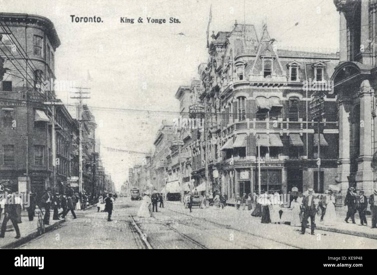 Yonge and King Streets circa 1903 Stock Photo - Alamy