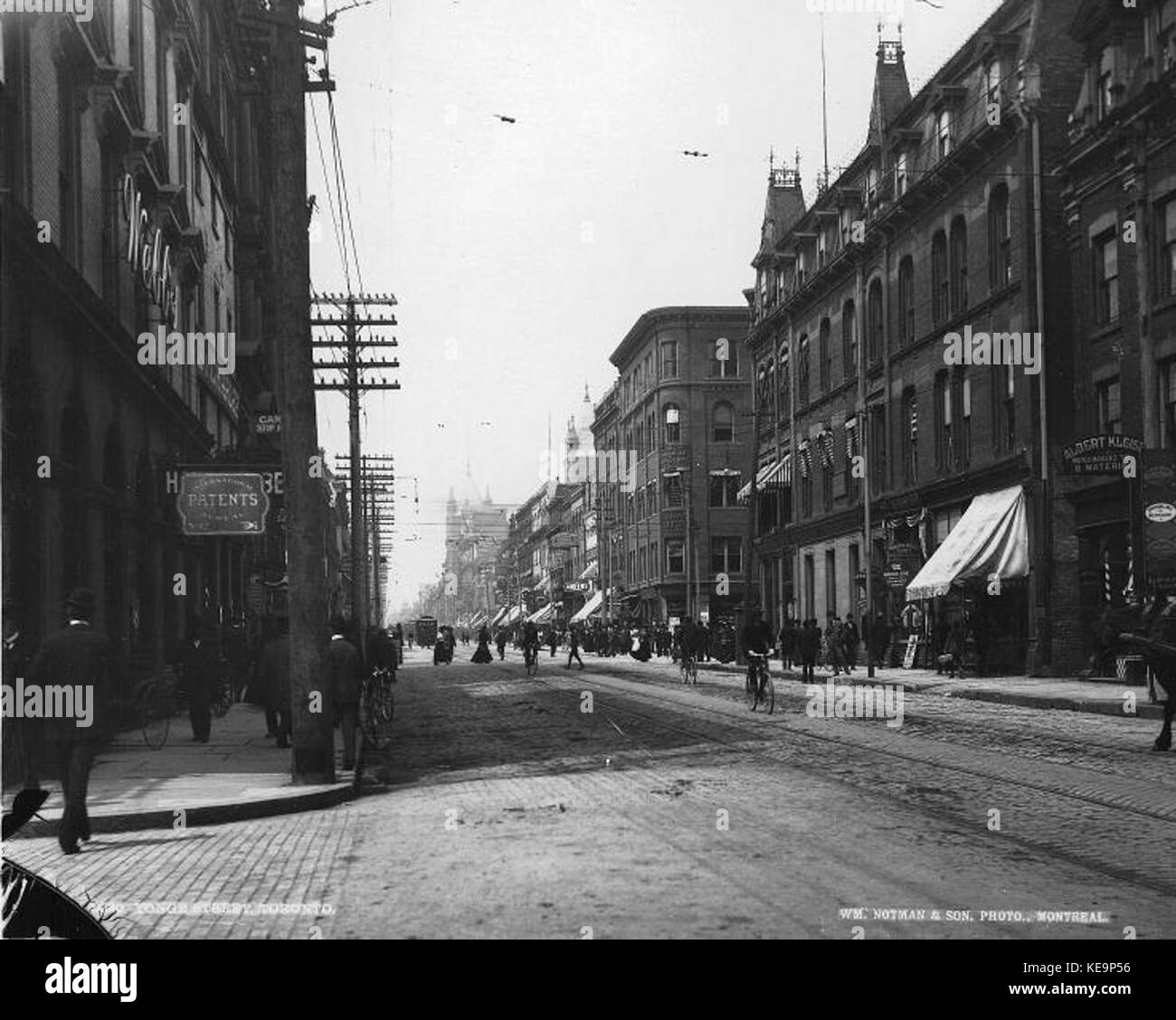 Yonge Street circa 1895 Stock Photo - Alamy