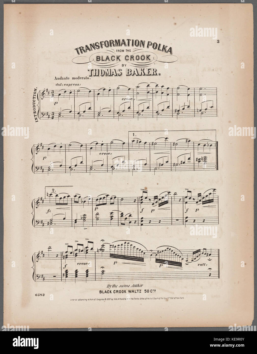 Transformation polka from The black crook (NYPL b12147512 5073722 Stock ...