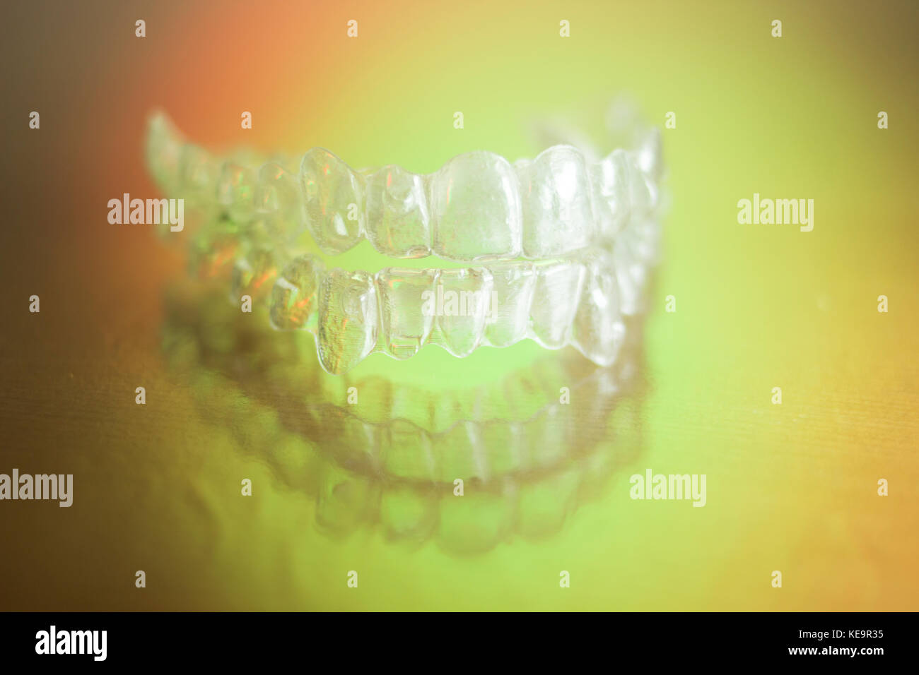 Invisible teeth dental tooth retainer aligner to straighten each tooth ...