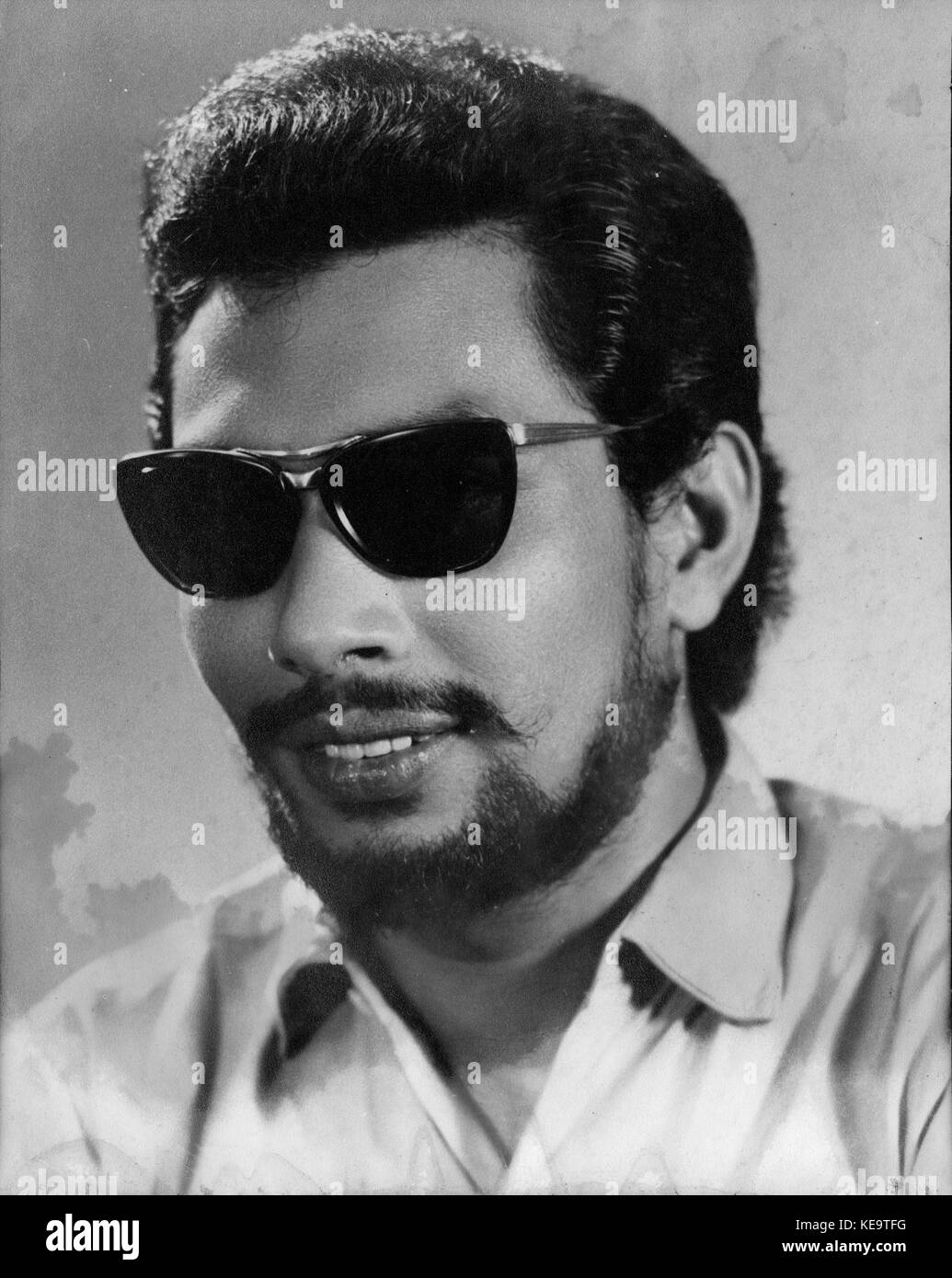 Farouk Afero, c 1963, Tati Photo Studio Before restoration Stock Photo ...