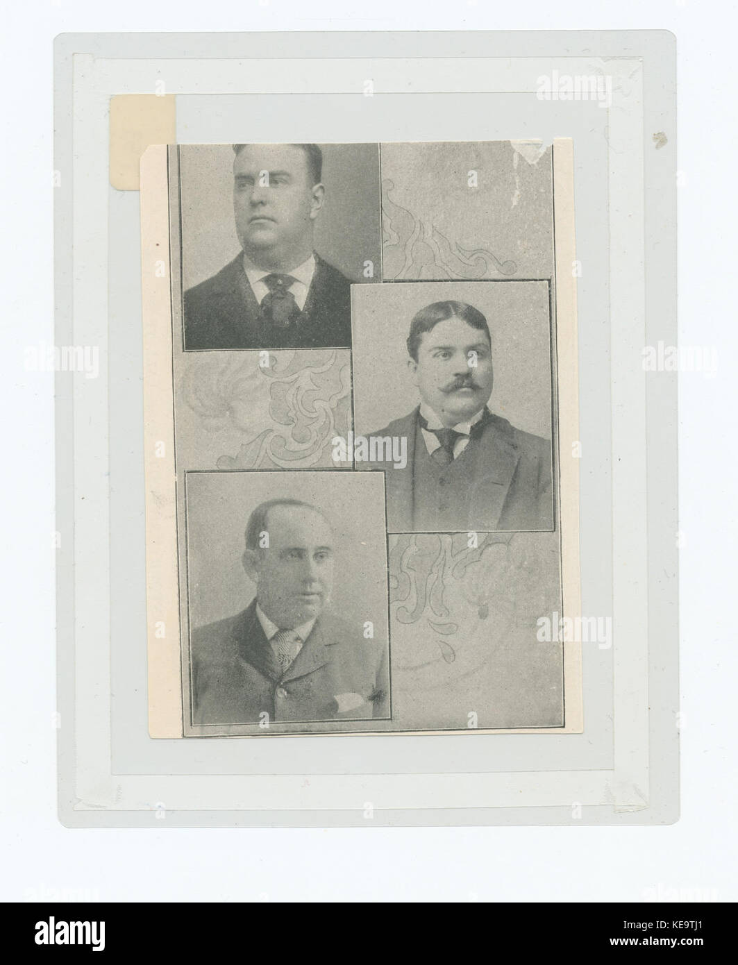 Stanford University Base Ball team, 1896; (portraits of three ...