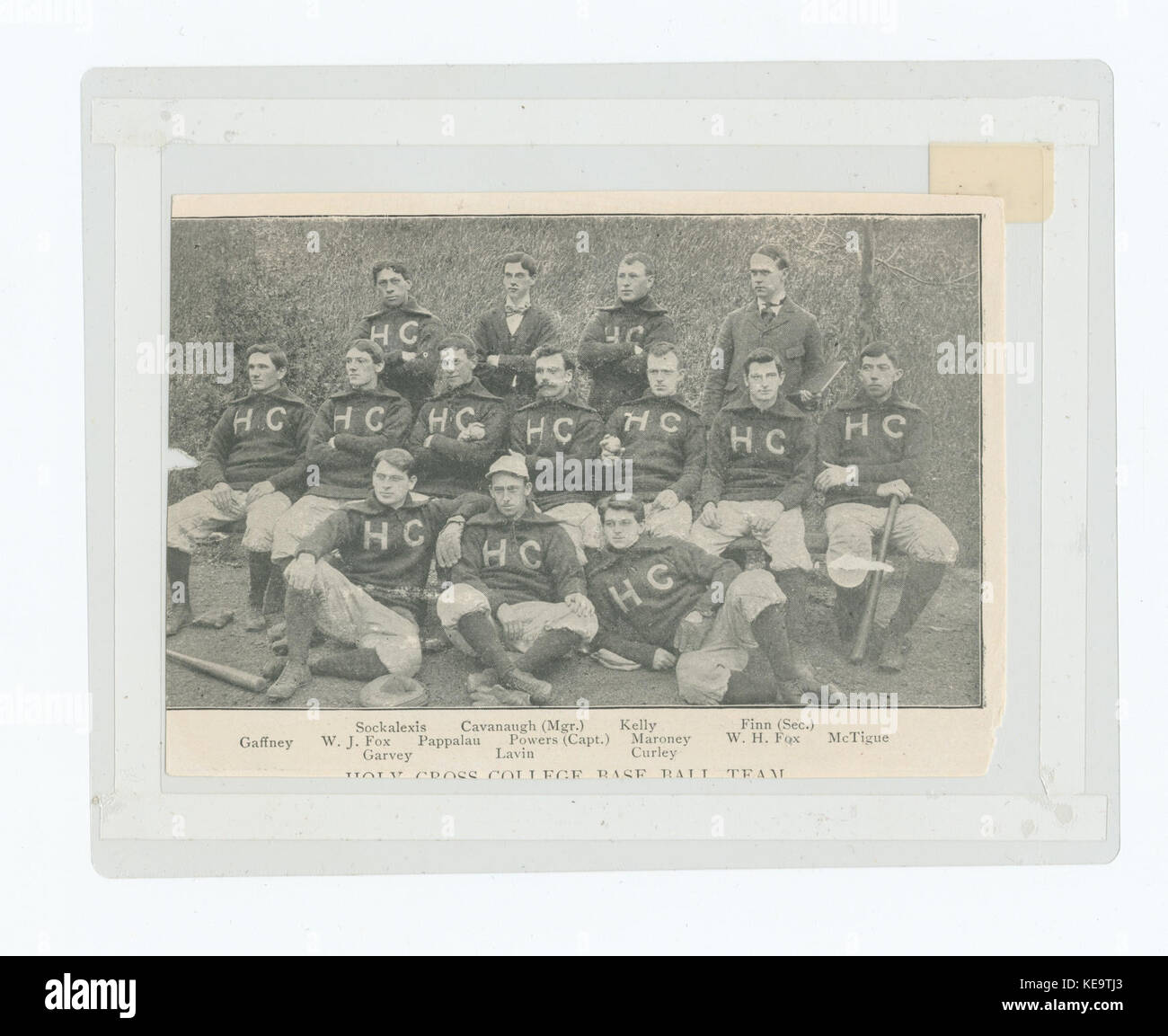 University of Chicago Baseball Club, 1896; Holy Cross Base Ball Team ...