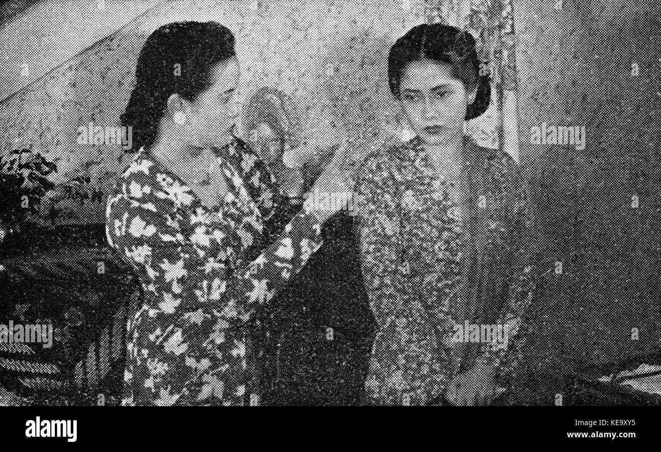Rr Sumiati and Sri Uniati in Malu Malu Kutjing, Film Varia 2.3 (March ...