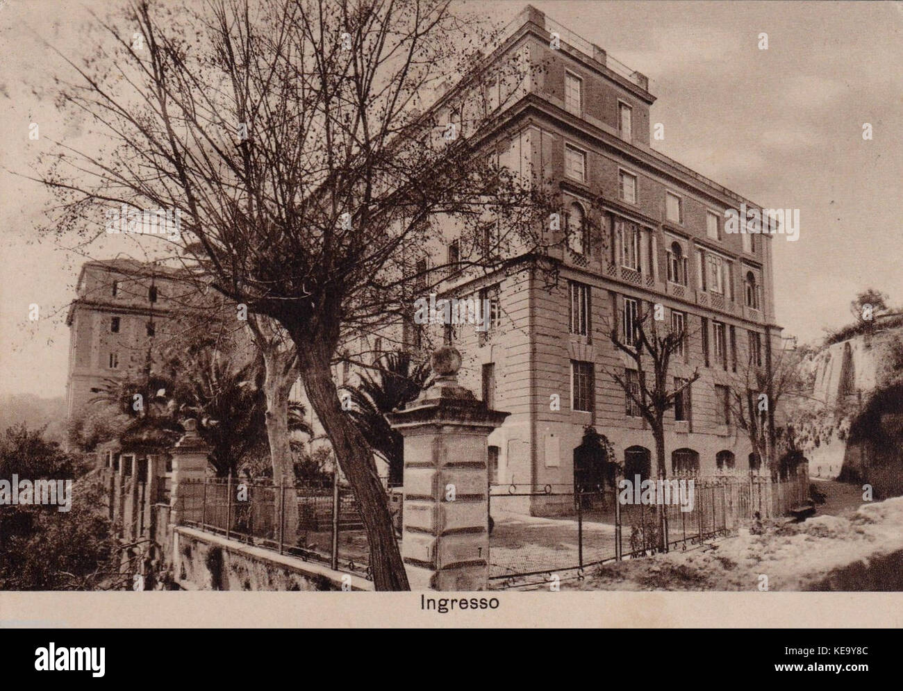 Convitto Pontano Conocchia (1954 Stock Photo - Alamy