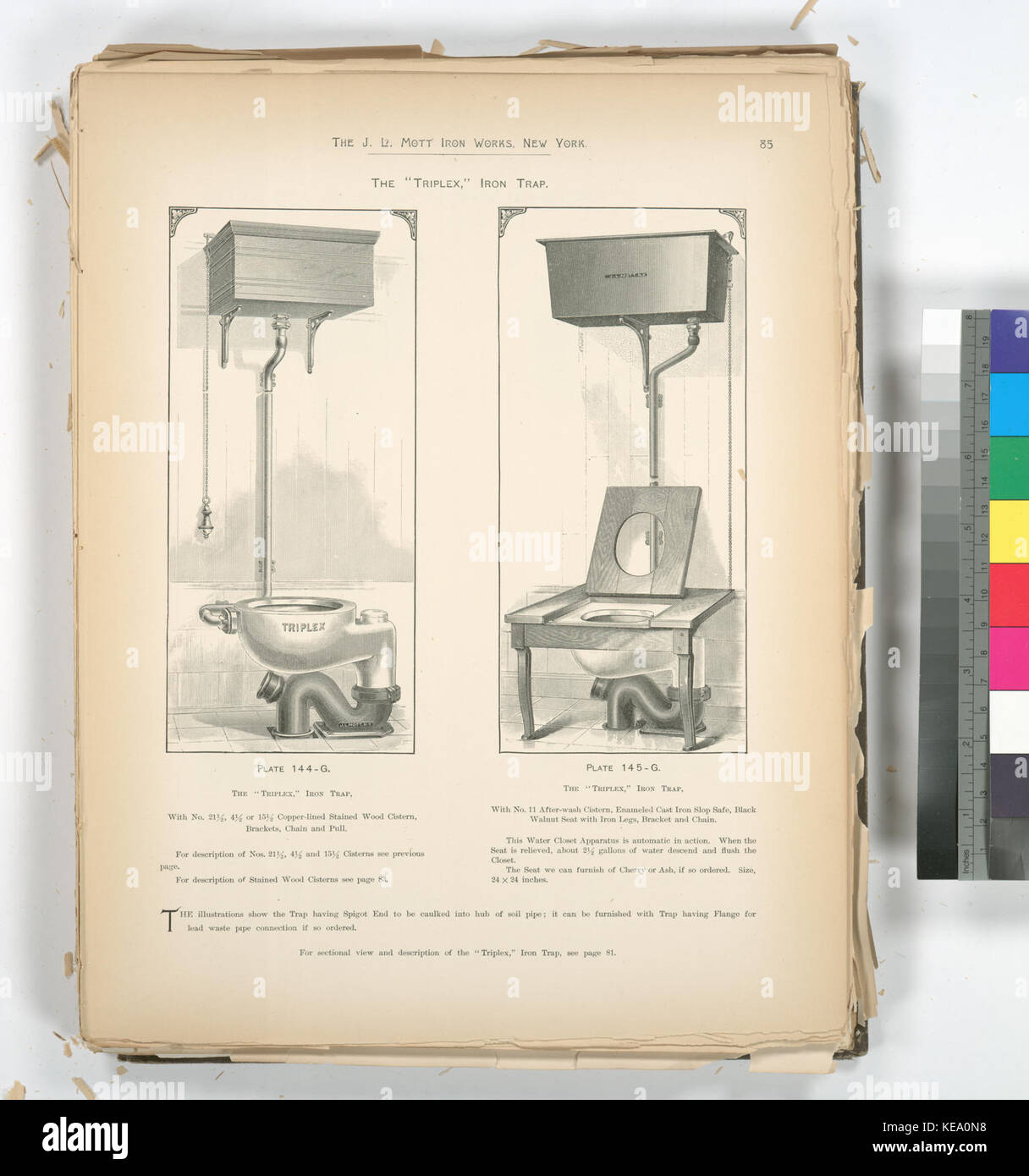 The 'Triplex,' Iron Trap (NYPL b15260162 487390 Stock Photo - Alamy