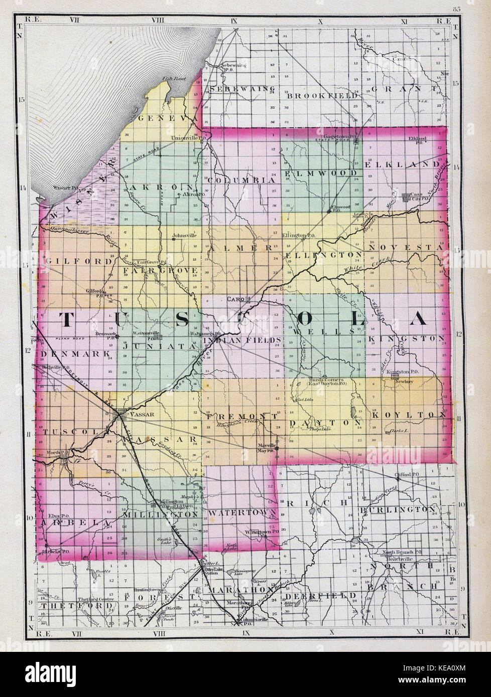 Tuscola county hi-res stock photography and images - Alamy